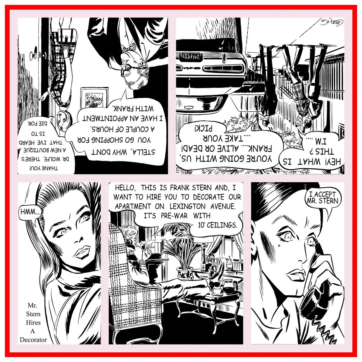 Mr. Stern Hires A Decorator Scarf – Susan Carson